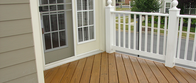 Two Tone Deck Staining Sealing Deck Maintenance MD VA